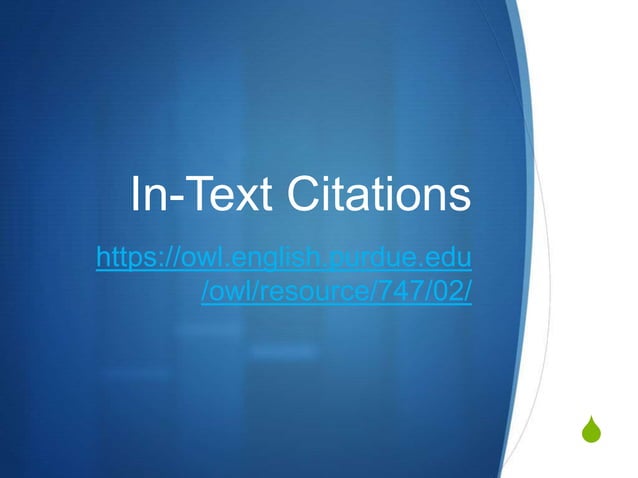 Mla citation | PPT