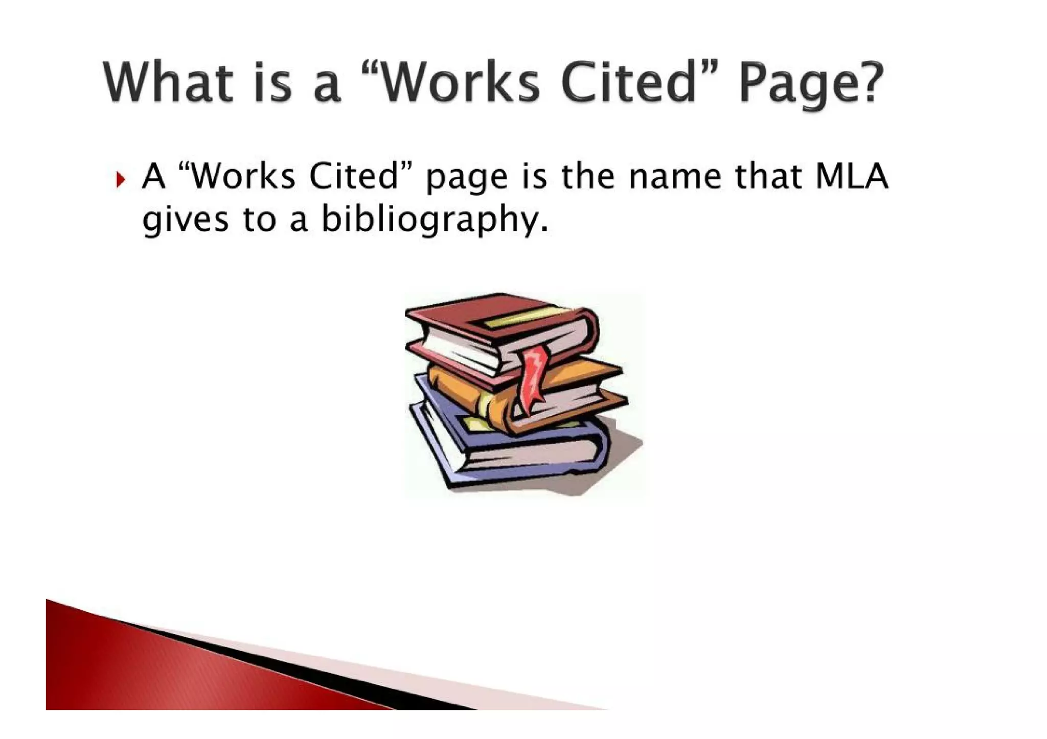 MLA Citation | PPT