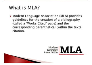 MLA Citation | PDF