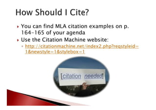 MLA Citation | PPT