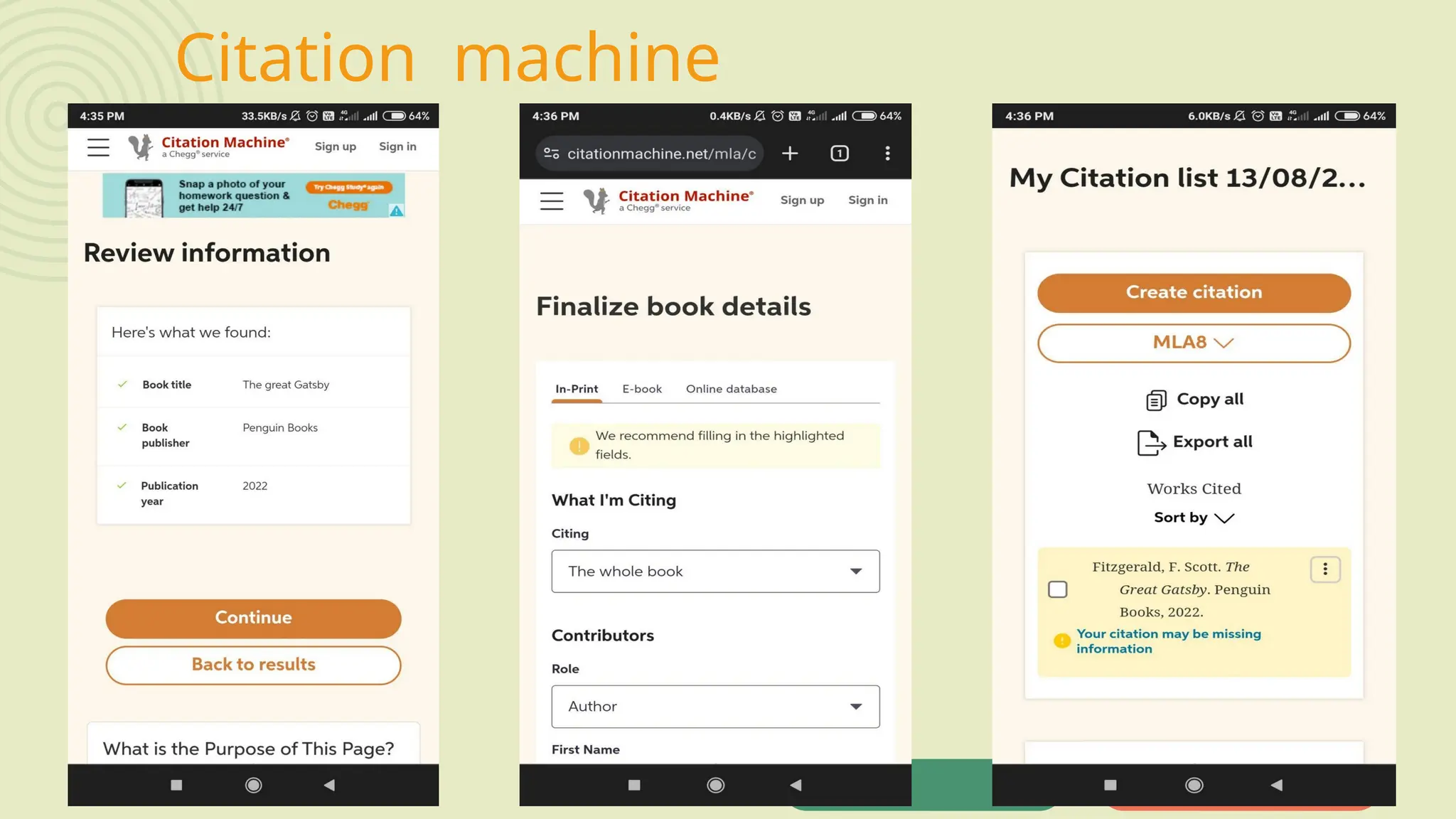How to do MLA Citation and Types of Citation .pptx