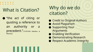 How to do MLA Citation and Types of Citation .pptx
