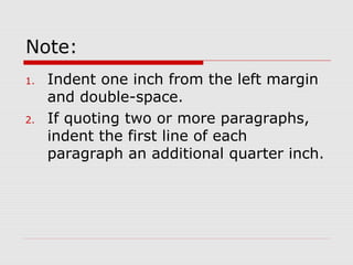 Mla citation online | PPT