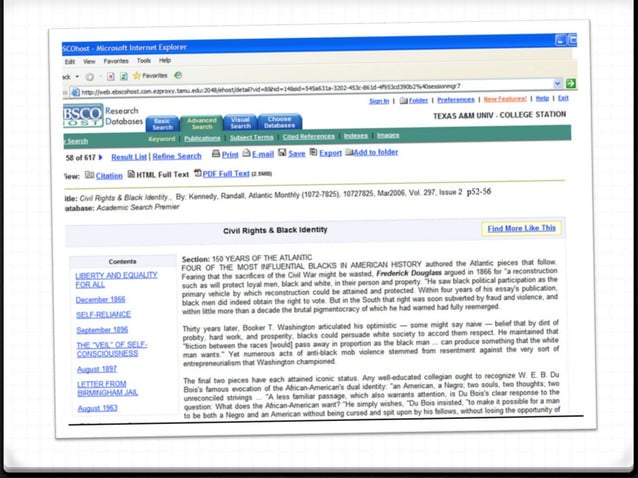 MLA Citation Exercise | PPT