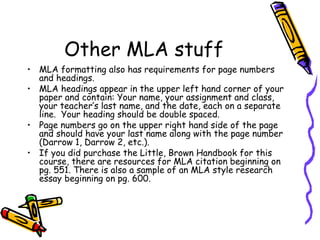 MLA Citations | PPT