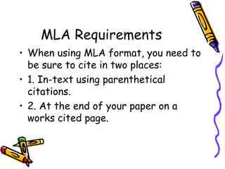 MLA Citations | PPT