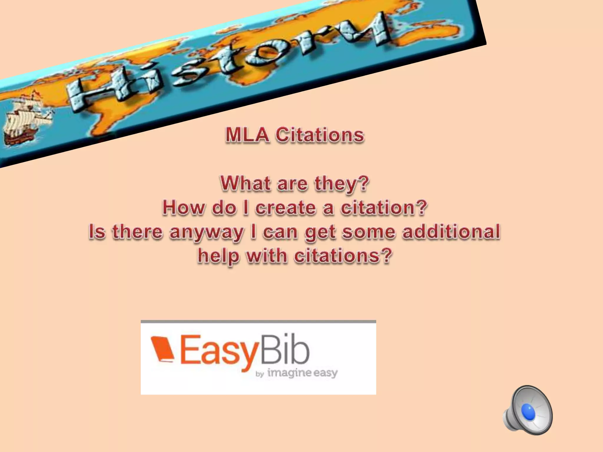 Mla citations | PPT