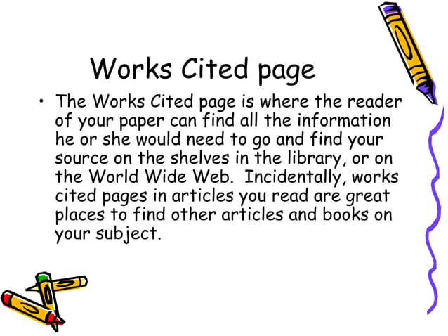 Mla Citations for ENG 101 | PPT