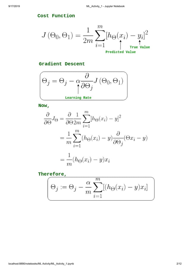 Linear Regression (Machine Learning) | PDF