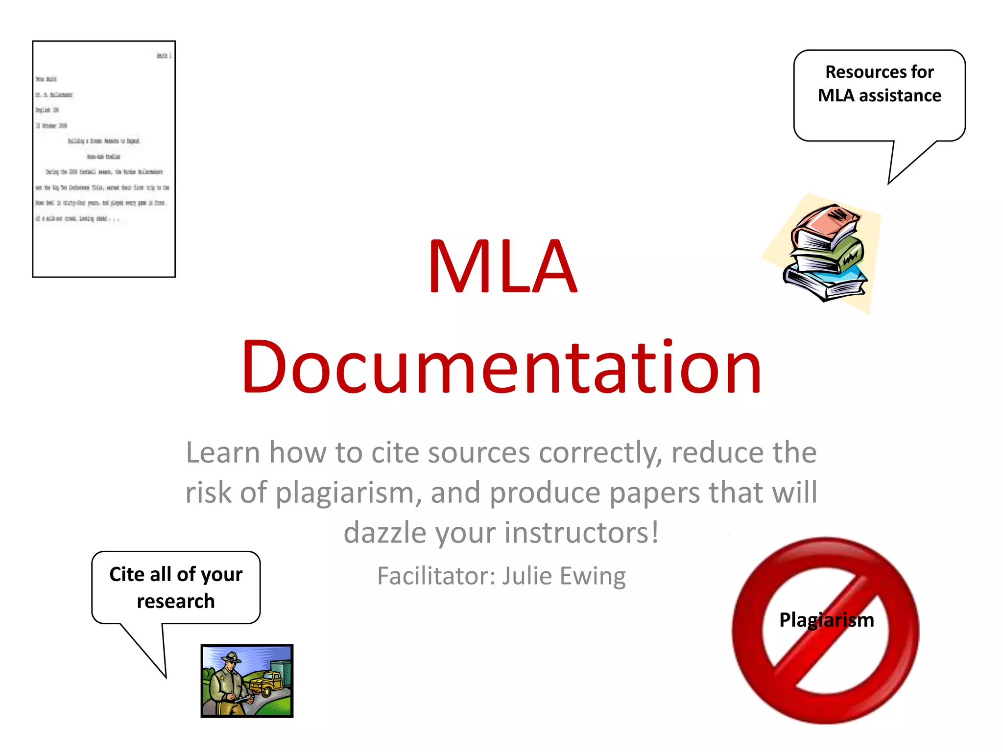 Mla documentation | PPT