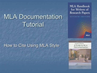 Mla documentation module 7th ed | PPT