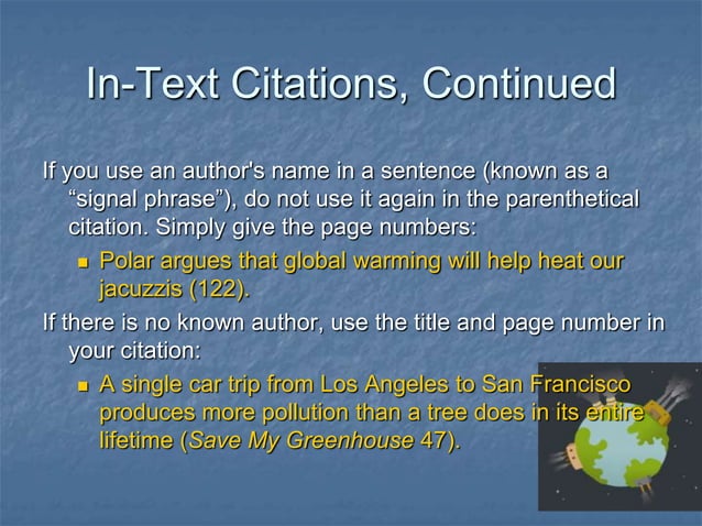 Mla documentation module 7th ed | PPT