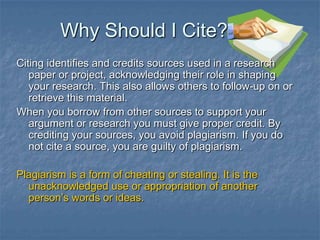 Mla documentation module 7th ed | PPT