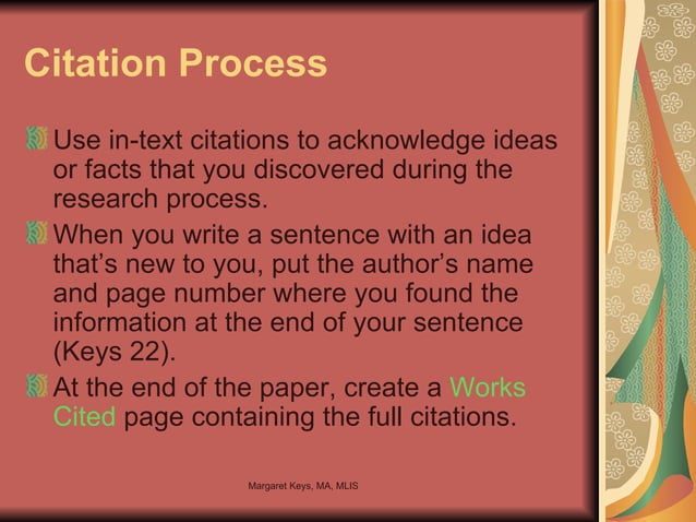 MLA Documentation Part1 | PPT | Science