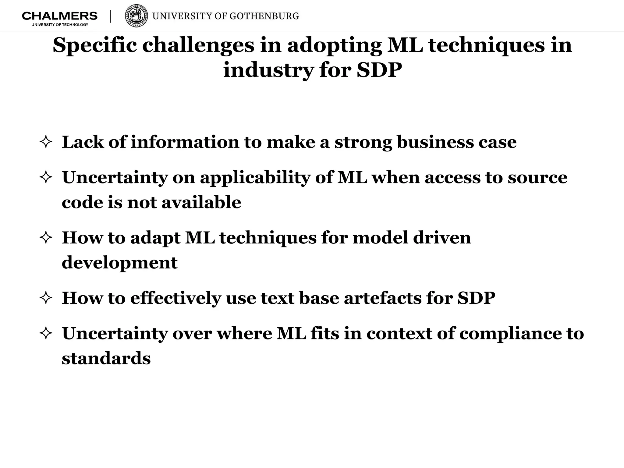 The adoption of machine learning techniques for software defect ...