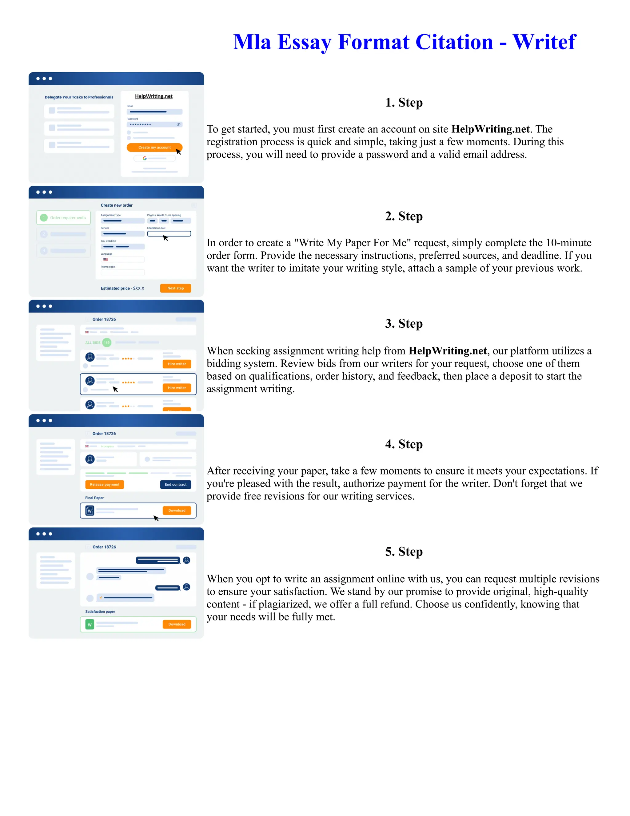 Mla Essay Format Citation - Writef | PDF