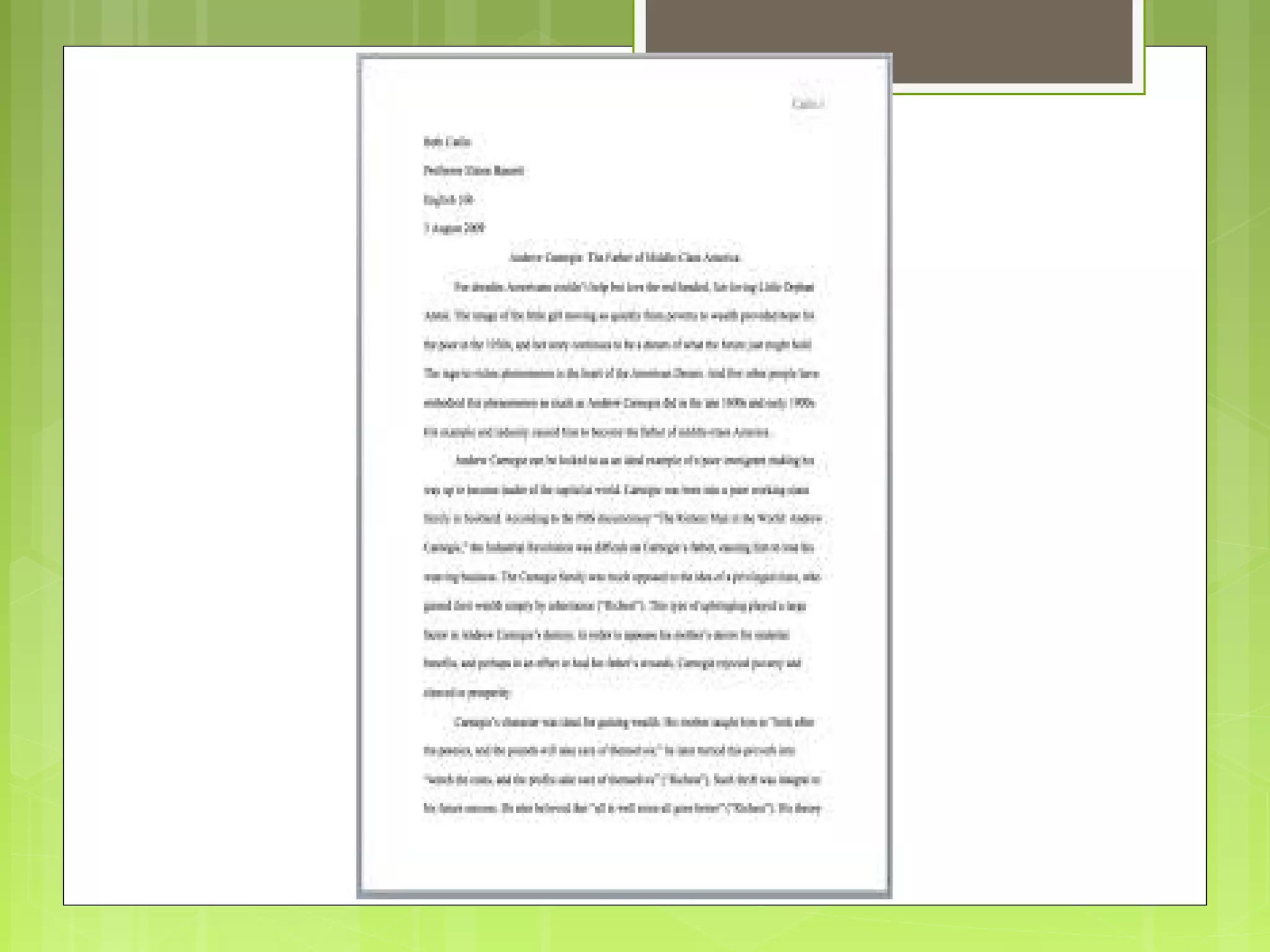 MLA format and citations - how to do it right. | PPT