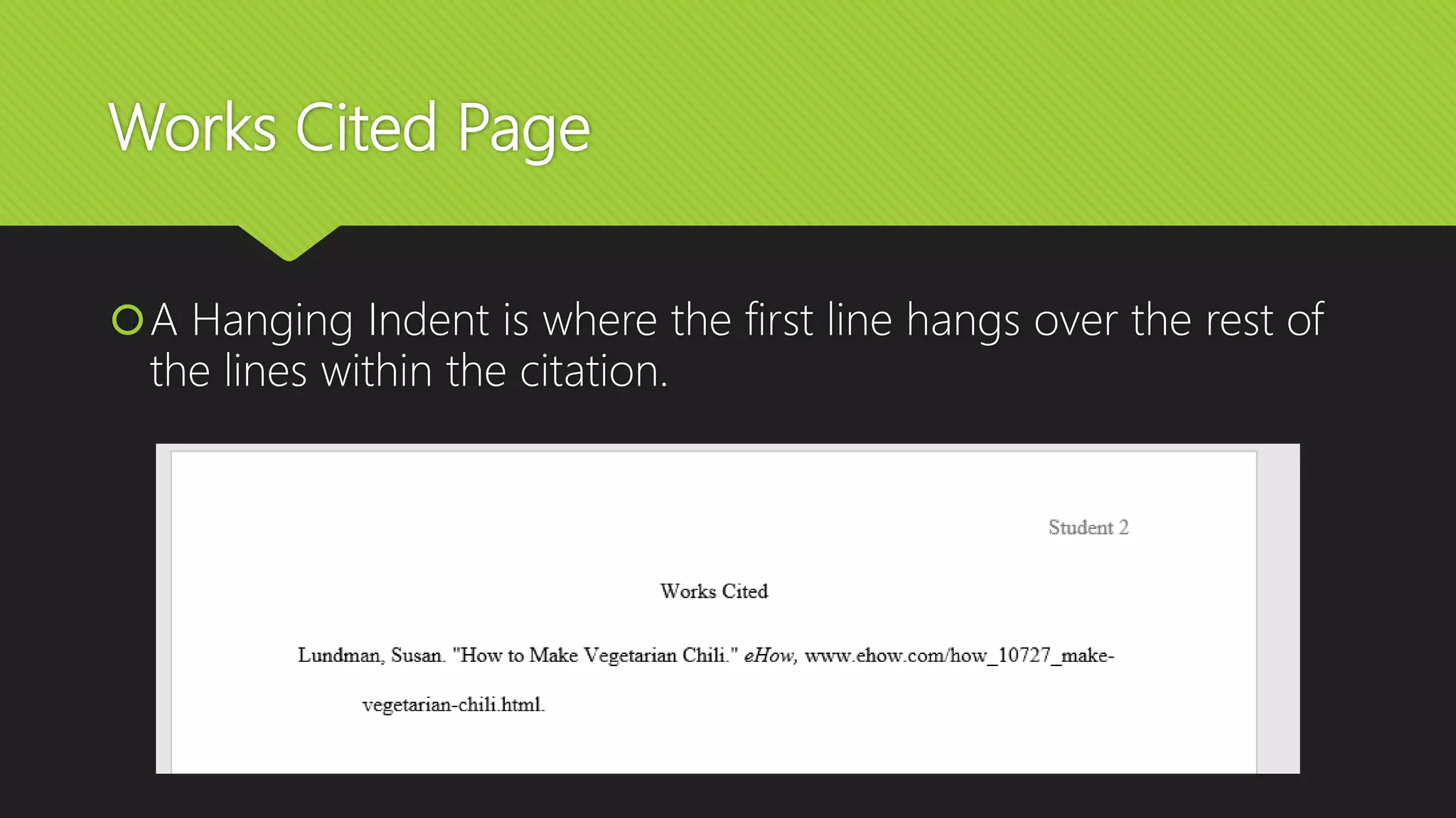 MLA Format Presentation | PPT