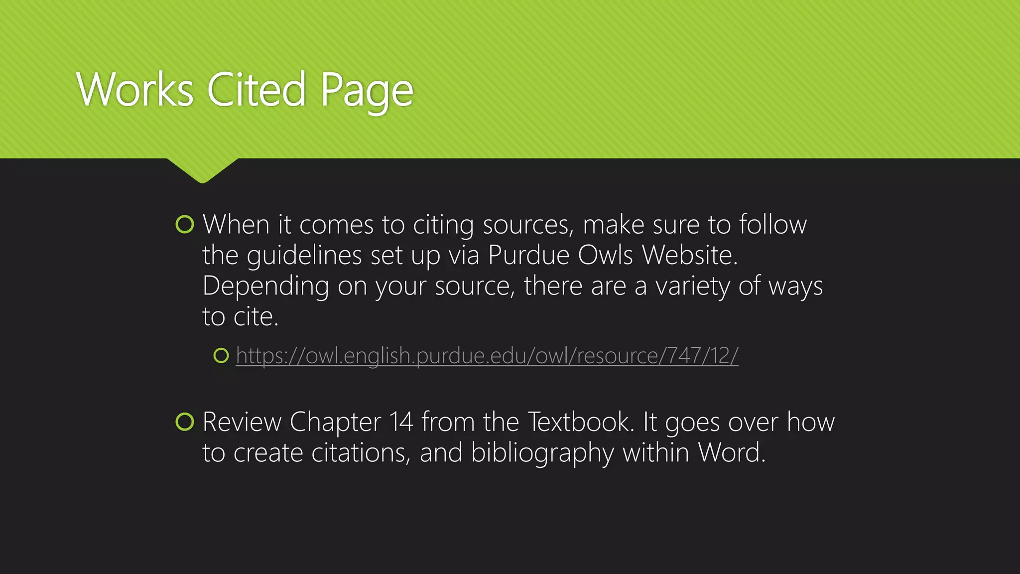 MLA Format Presentation | PPT