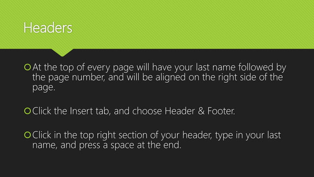 MLA Format Presentation | PPT