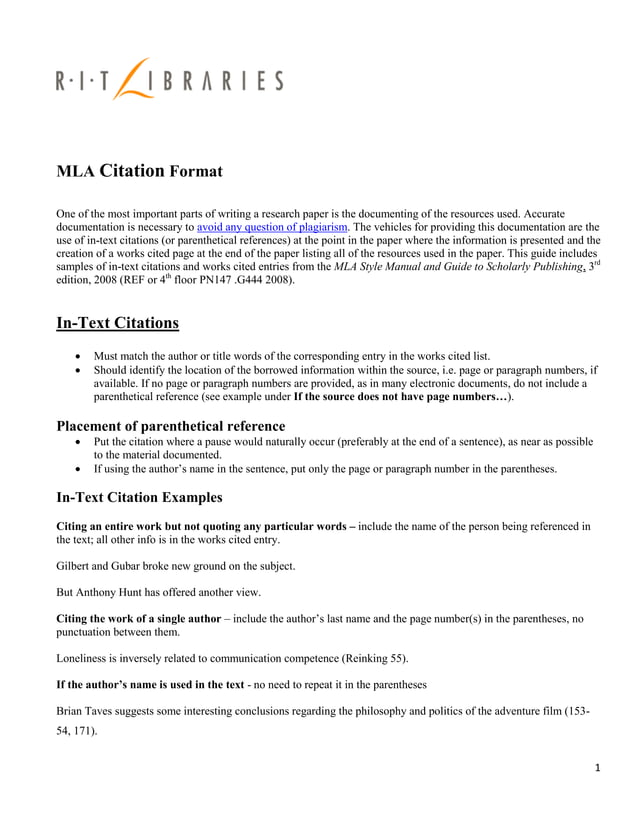 Mla format 2 | PDF | Resume Writing and Advice | Job Search