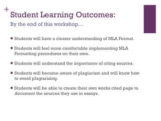 MLA Format | PPT