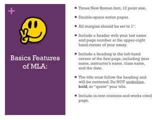 MLA Format | PPT