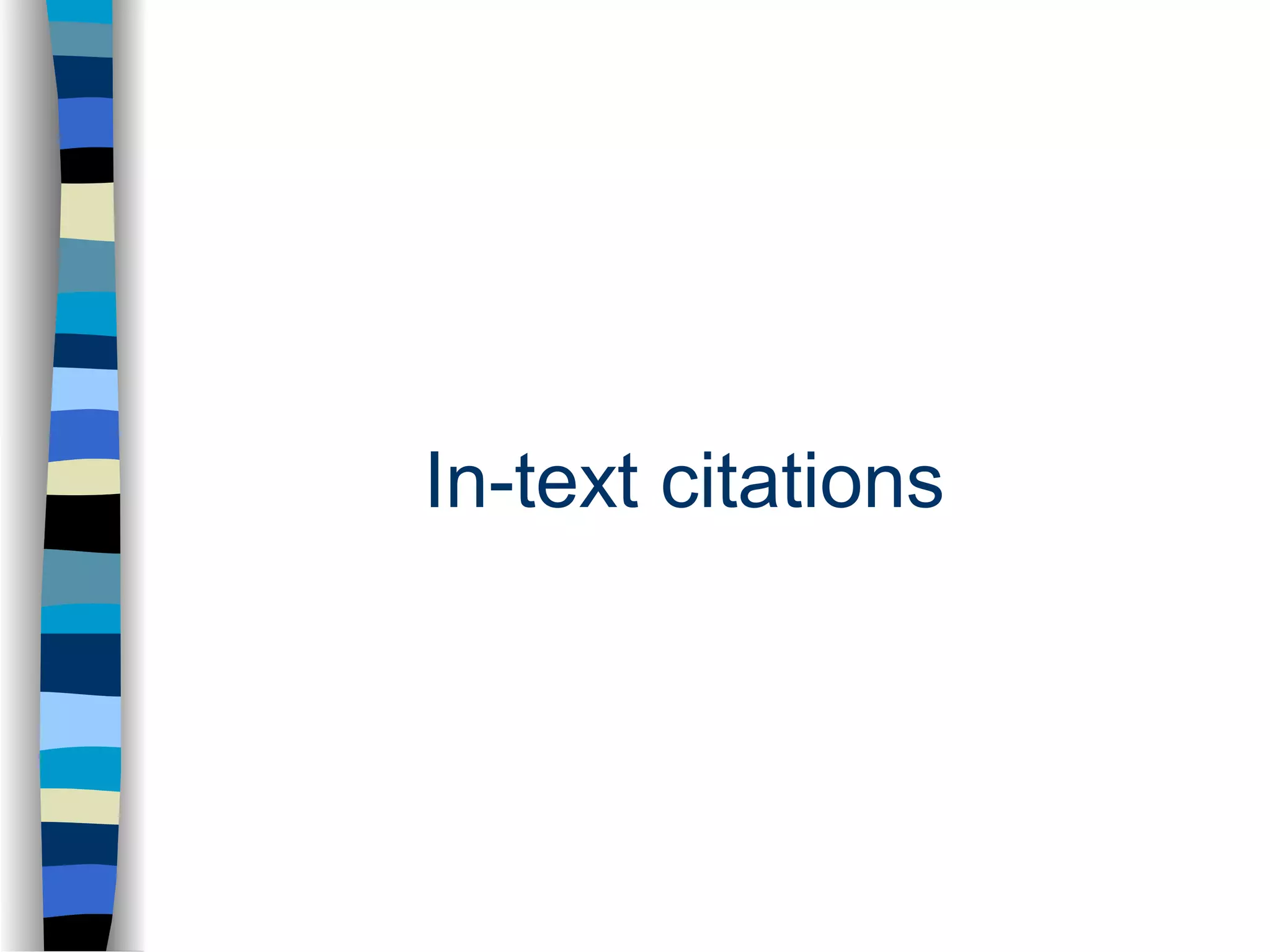 Mla format power point | PPT