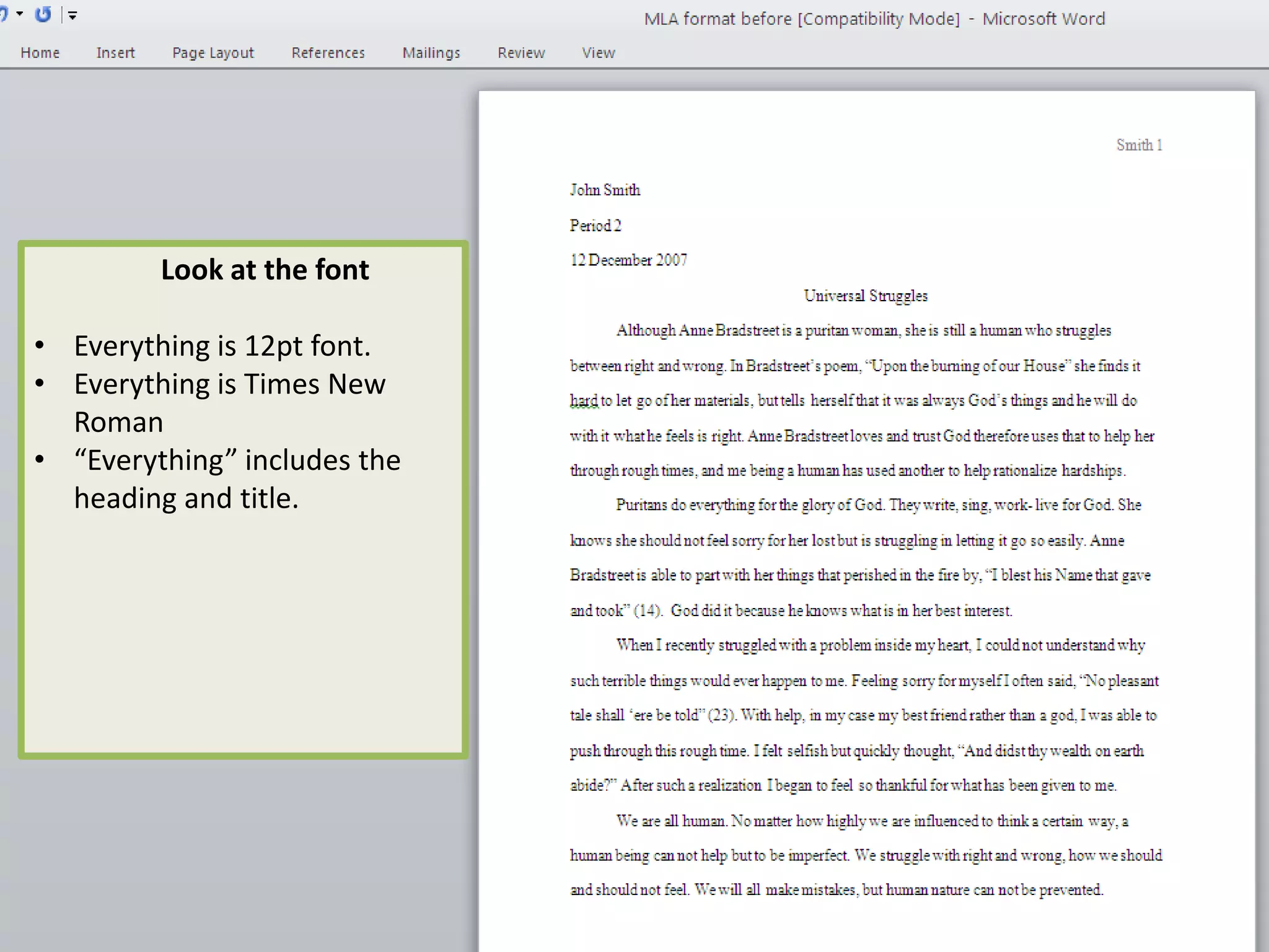 Mla formatting | PPTX