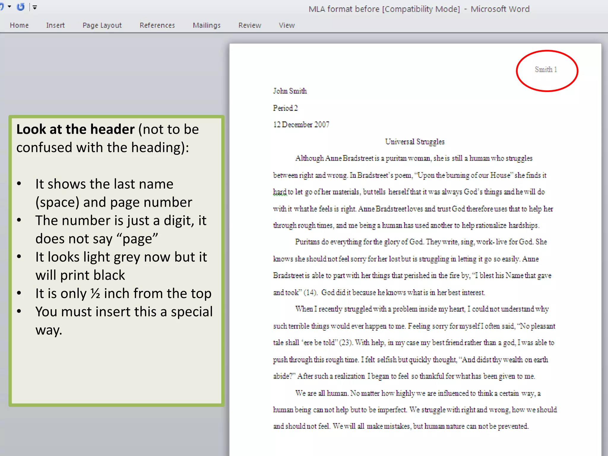 Mla formatting | PPTX