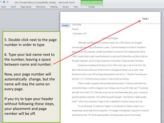 Mla formatting | PPTX