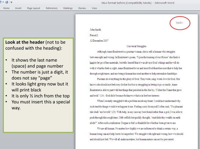 Mla formatting | PPTX
