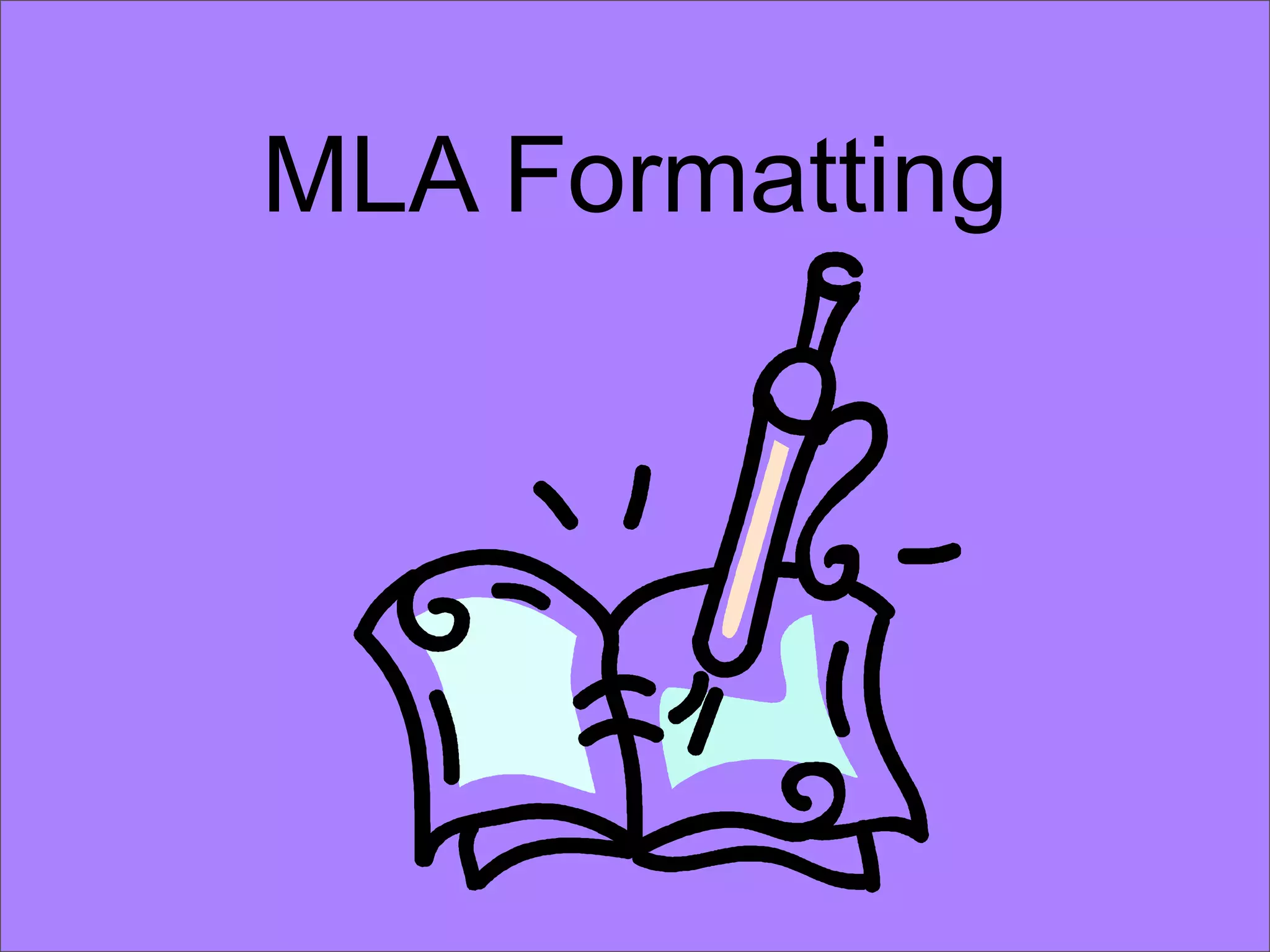MLA Formatting | PDF