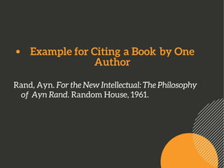 MLA Formatting Style | PPT