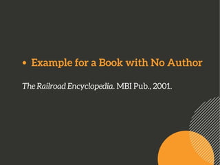 MLA Formatting Style | PPT