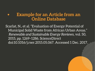 MLA Formatting Style | PPT