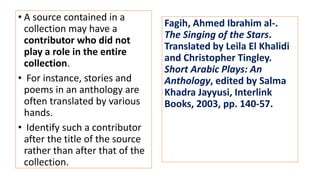 Mla handbook 8 th edition | PPT