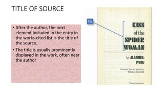 Mla handbook 8 th edition | PPT