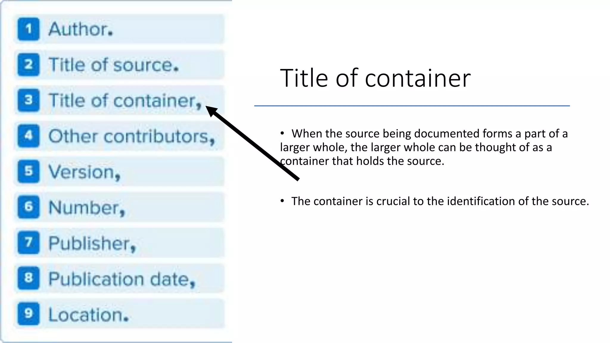 MLA Handbook 8th edition: Overview | PPTX