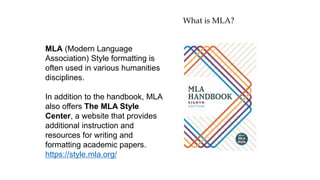 MLA Handbook 8th edition: Overview | PPTX