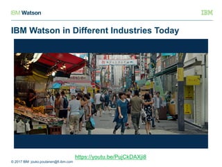Ml, AI and IBM Watson - 101 for Business | PPT