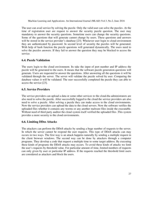 A Multi-Level Security for Preventing DDOS Attacks in Cloud Environments | PDF