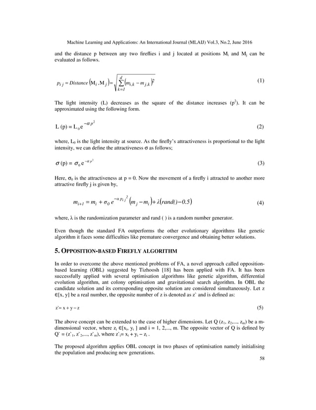 Opposition Based Firefly Algorithm Optimized Feature Subset Selection 5212