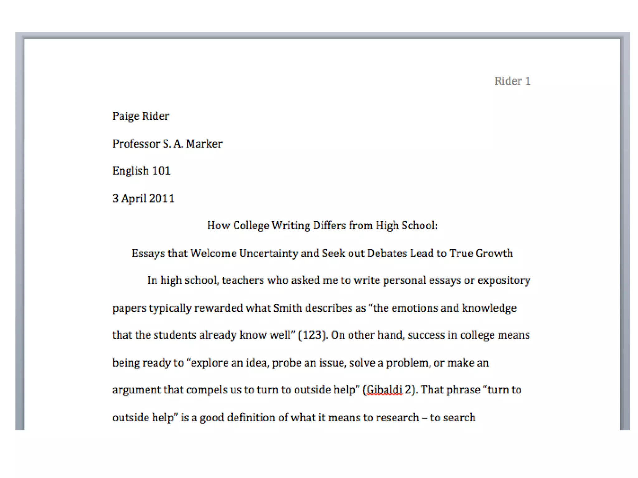 Mla in text citations | PPT