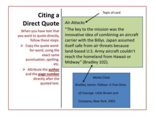 Mla intext citations | PPT