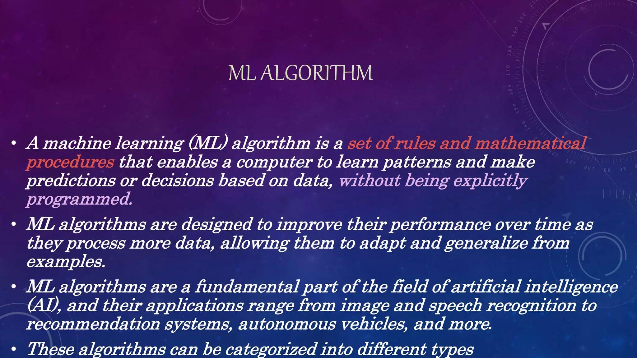 ML algorithms to find associations across biological data.pptx