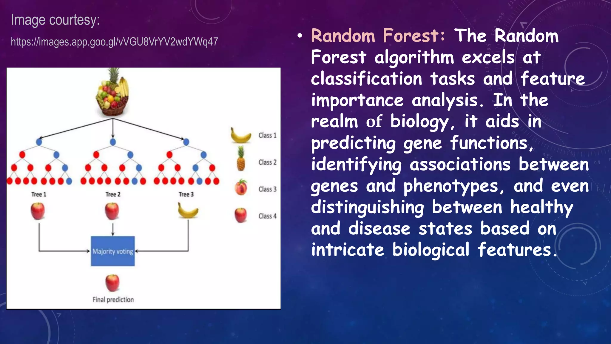 ML algorithms to find associations across biological data.pptx