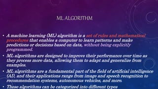 ML algorithms to find associations across biological data.pptx