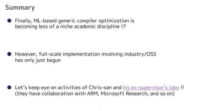 Ml also helps generic compiler ? | PPT