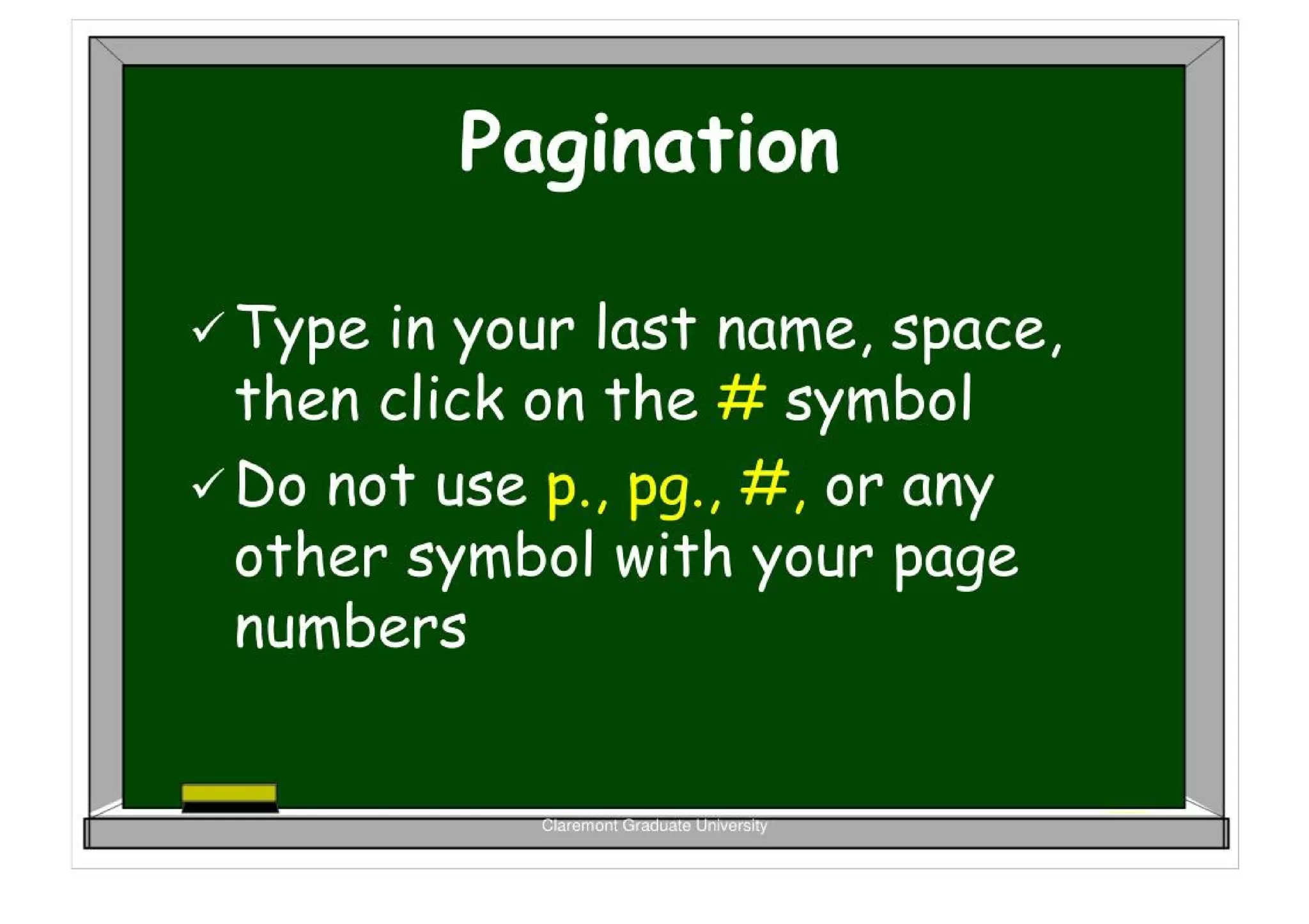 MLA Manuscript Format | PPT